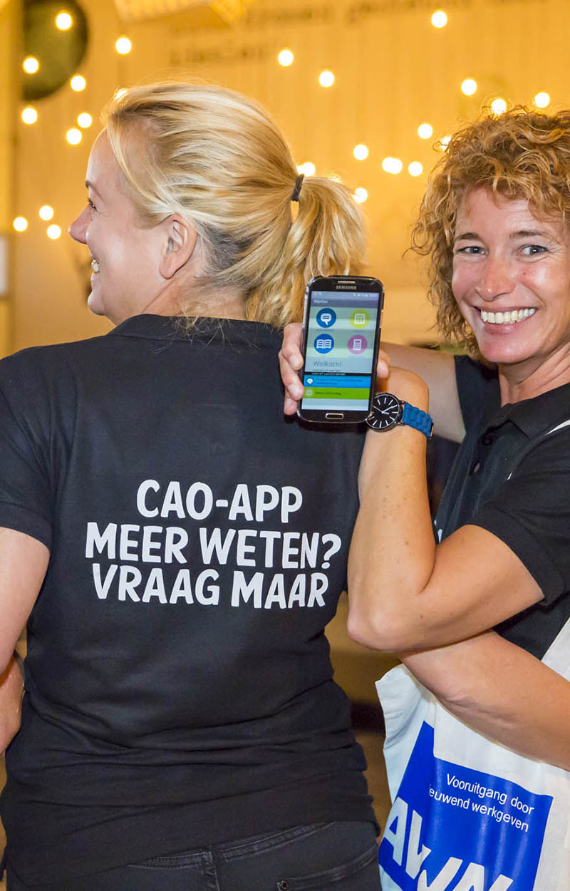 Cao-app: de cao modern en toegankelijk beschikbaar